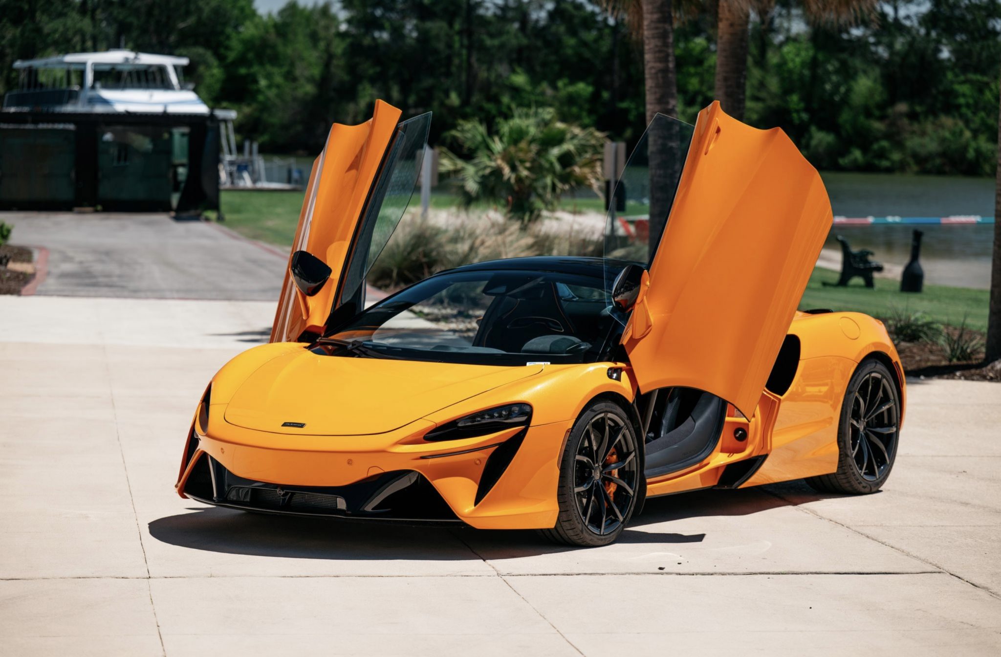 Unfiltered Velocity: A Morning With the McLaren Artura Spider in Papaya ...